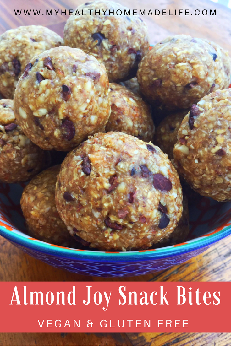 Almond Joy Snack Bites - My Healthy Homemade Life